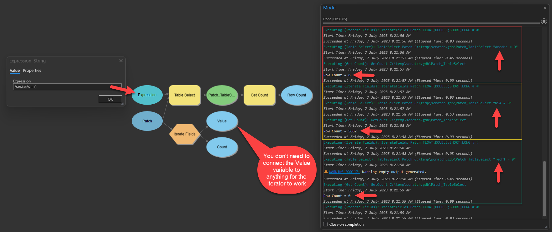 Solved: Getting Iterate fields within model builder to wor... - Esri Community