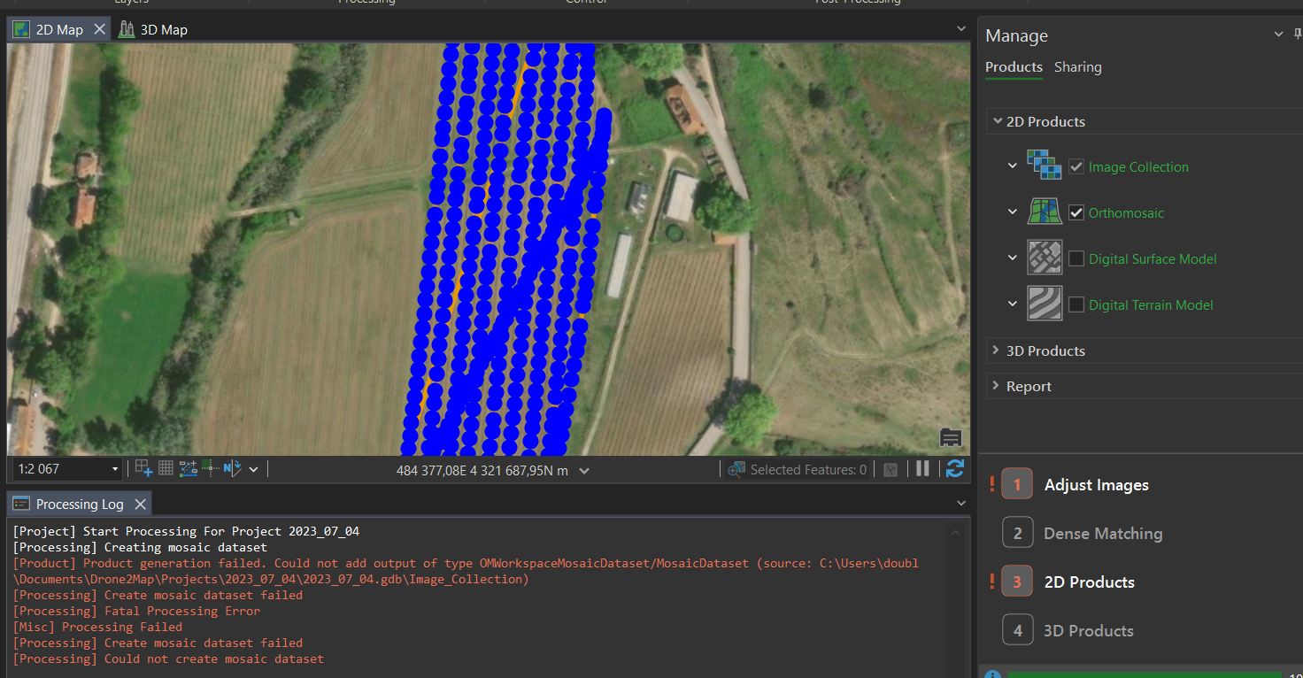 Solved: Creation of mosaic dataset failed. Could not add o... - Esri ...