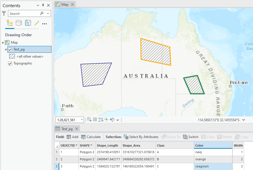 Vary polygon color and texture by two different at... - Esri Community