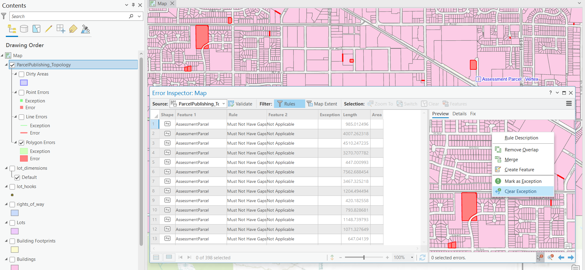 Trouble with fixing geodatabase topology - Error I... - Esri Community