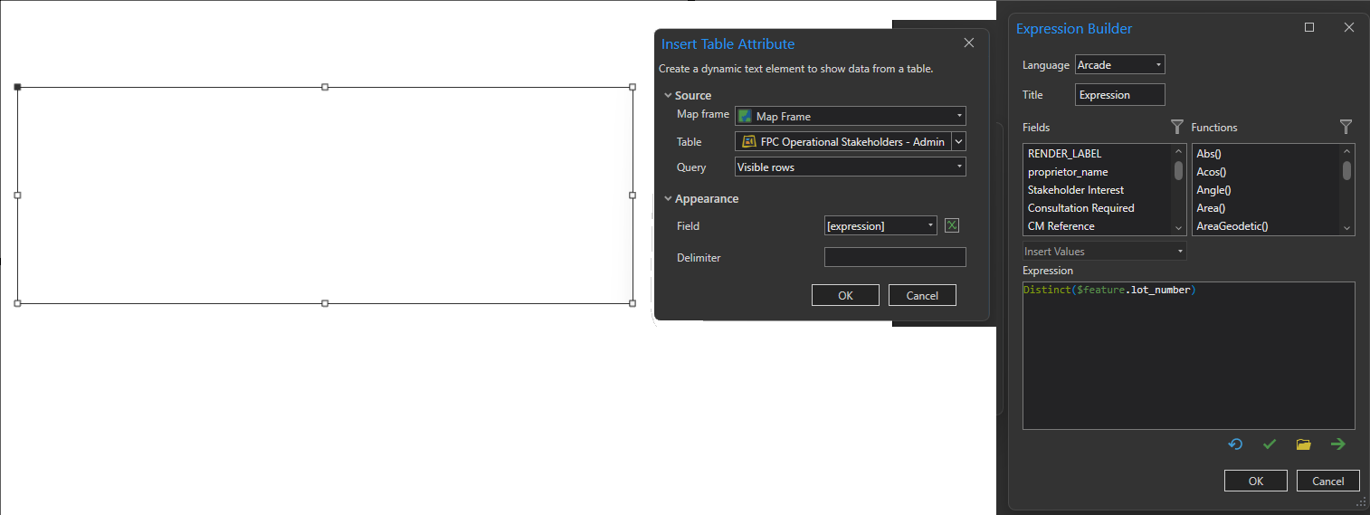 Arcade function to show unique values (remove dupl... - Esri Community