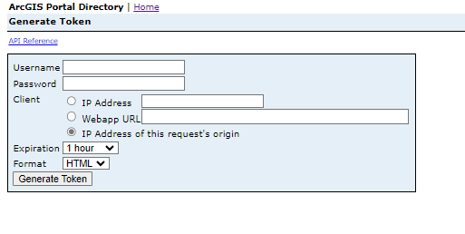 Token Restriction in URL - Esri Community