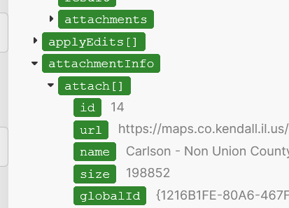 Show attachment URL in a field - Esri Community