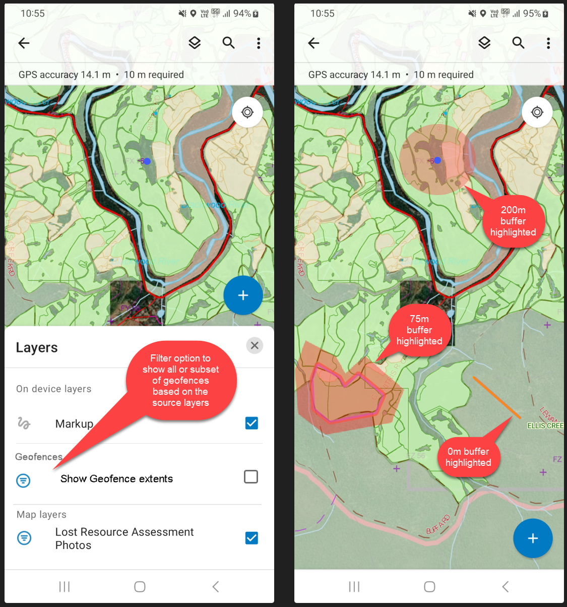 Create Buffer/Geofence Around Points in Field Maps - Esri Community