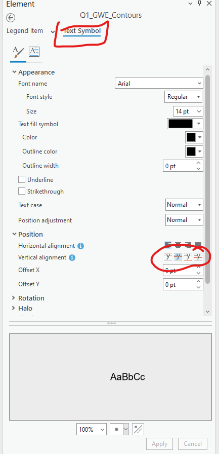 Solved: Legend patch alignment issue - Esri Community