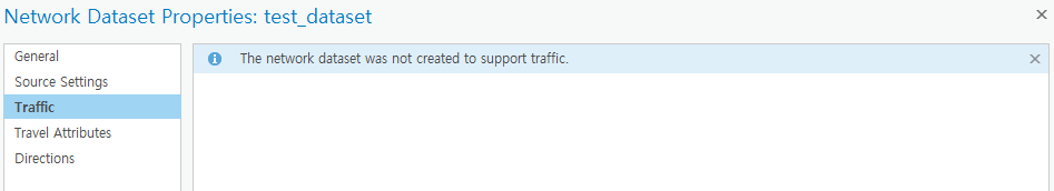 Solved Network Dataset Cannot Support Traffic Esri Community