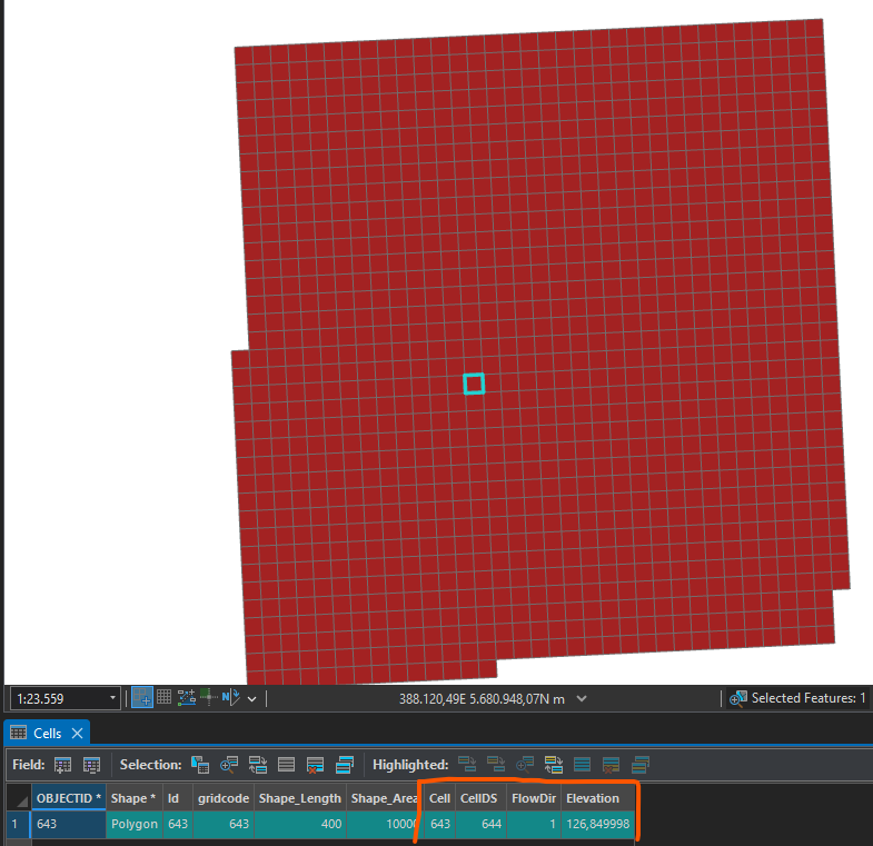 Automatically determine downstream grid cell ID - Esri Community