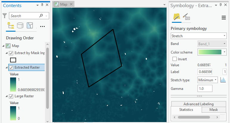 Solved: Make raster-clipping work, or keep "Extract by Mas... - Esri ...