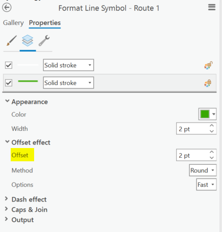 Make line features thick and yet not overlapping - Esri Community