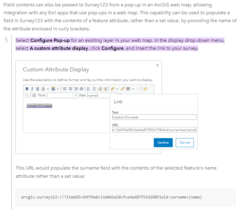 Field Maps Address to S123 Online Form - Esri Community