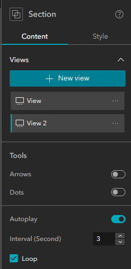 Solved: Section autoplay functionality is not working? - Esri Community