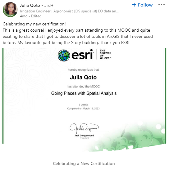 Esri Moocs Fun Topics Free Software And Focused Esri Community
