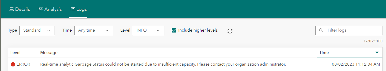 Solved: Insufficient Capacity Error? - Esri Community