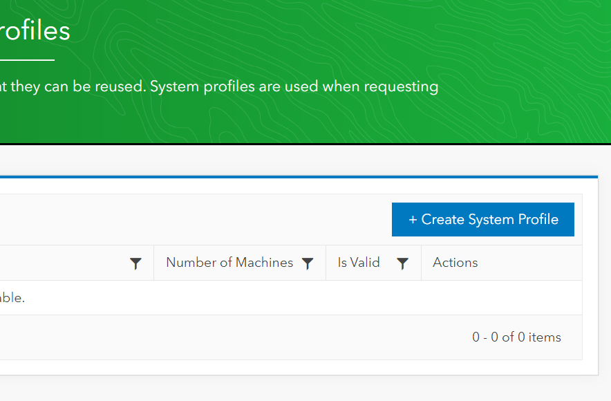 Technical Support System Profiles - Esri Community