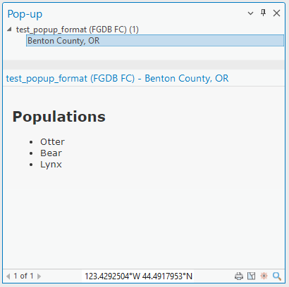 Solved: AGOL layer's popup not displaying in Pro - Esri Community