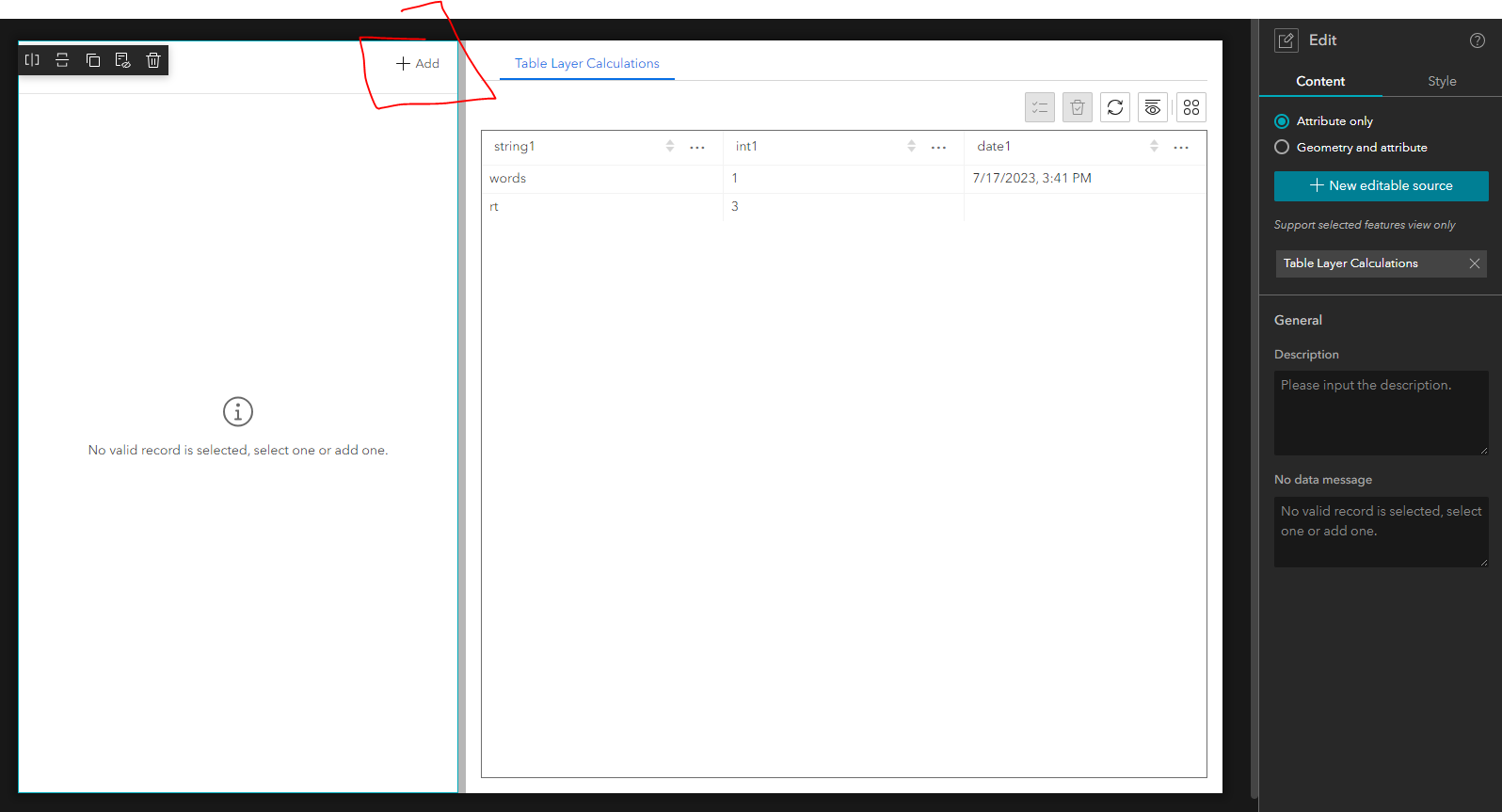 Option to "Add new row" or record when editing a t... - Esri Community