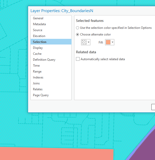 Customized polygon layer selection symbology - Esri Community