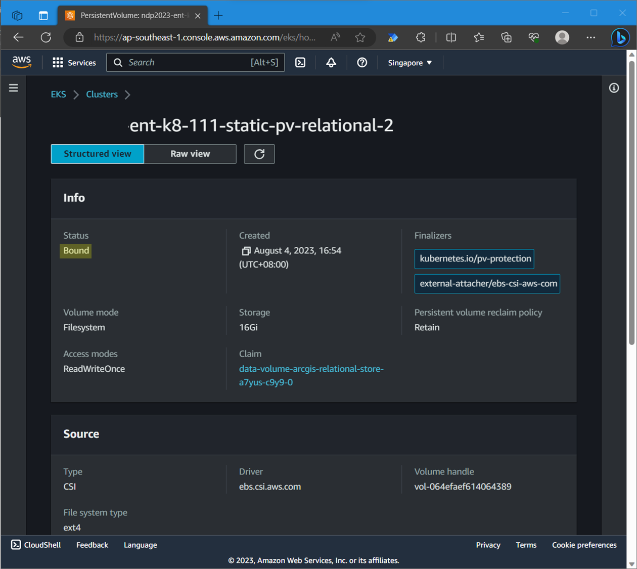ArcGIS Enterprise for Kubernetes - EKS deployment ... - Esri Community