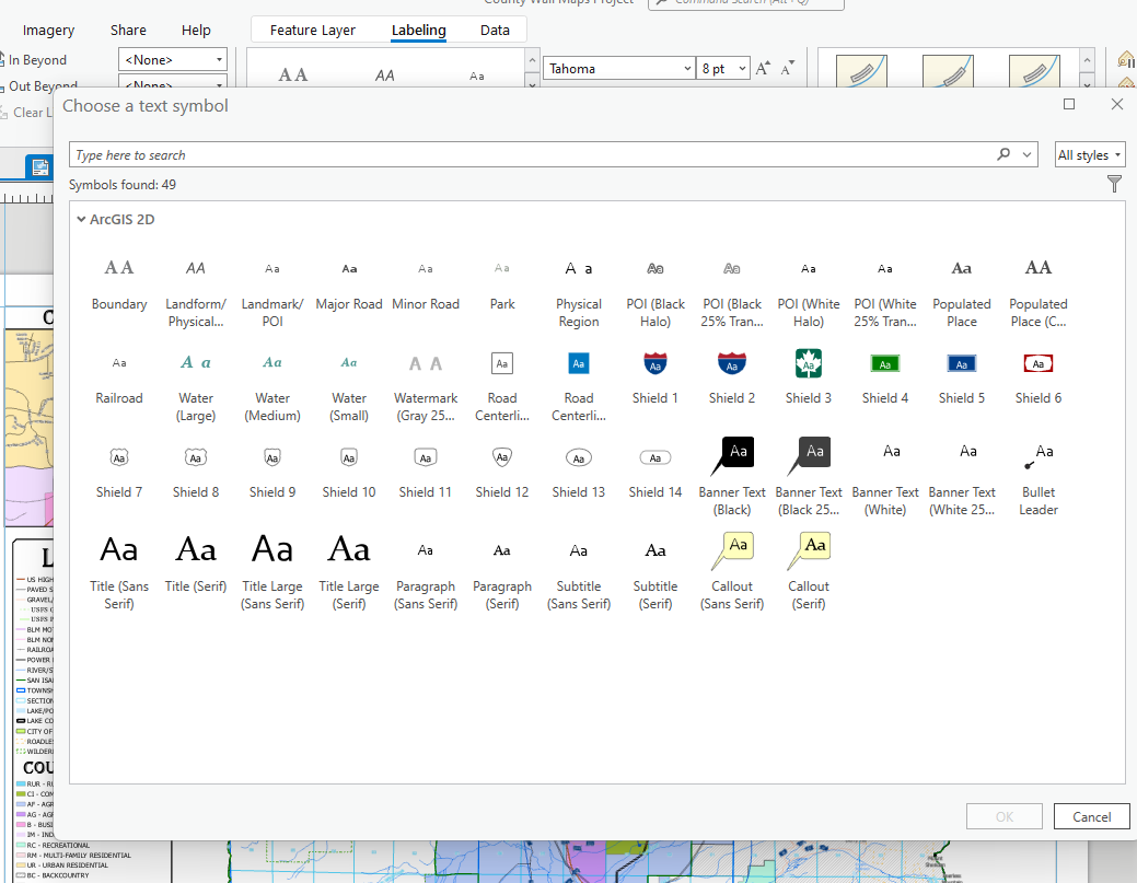 Solved: How to Change/Import Symbology for Labels? - Esri Community
