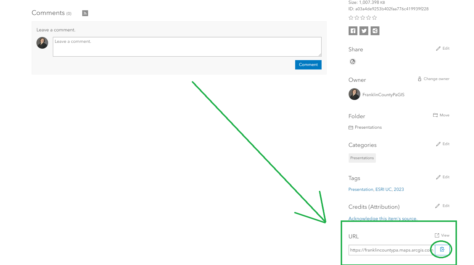 Solved: How to add a link to a PDF file located in AGOL an... - Esri Community