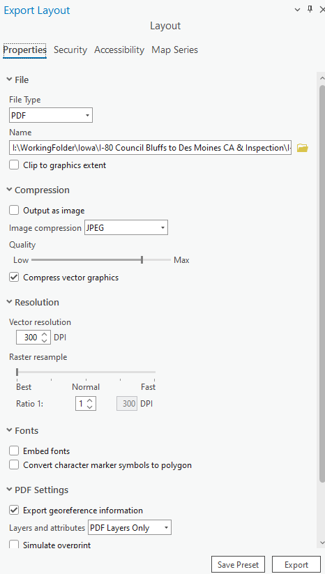 PDF to Tiff output will not convert to different r... - Esri Community