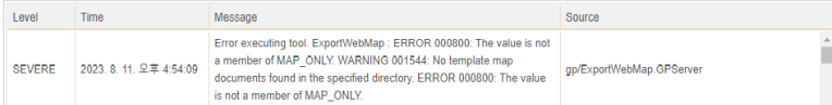 Error occured When I Printing a WebMap in ArcMap. ... - Esri Community