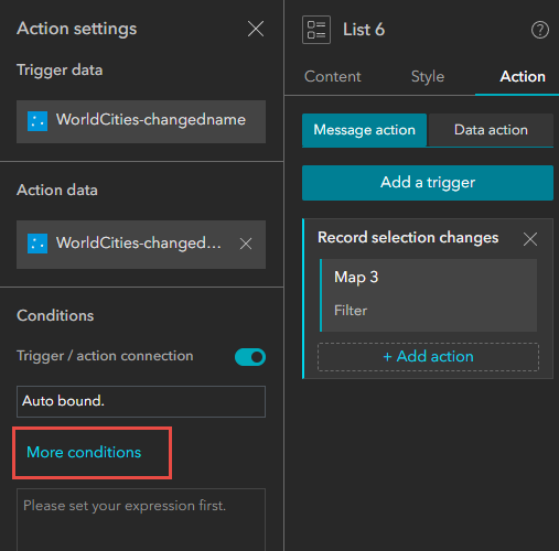 Linking a Page to another based on Pre-defined Que... - Esri Community