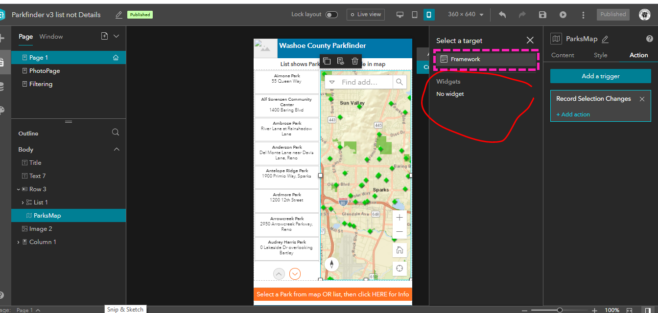 Experience Builder: Zoom in to map on user click - Esri Community