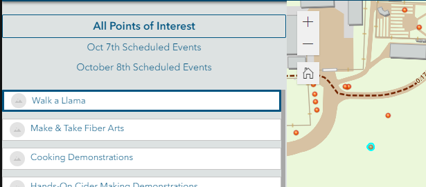 List Widget Selection Shows Pop-up - Esri Community