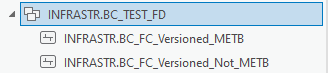 FCs with different kinds of versioning in a featur... - Esri Community