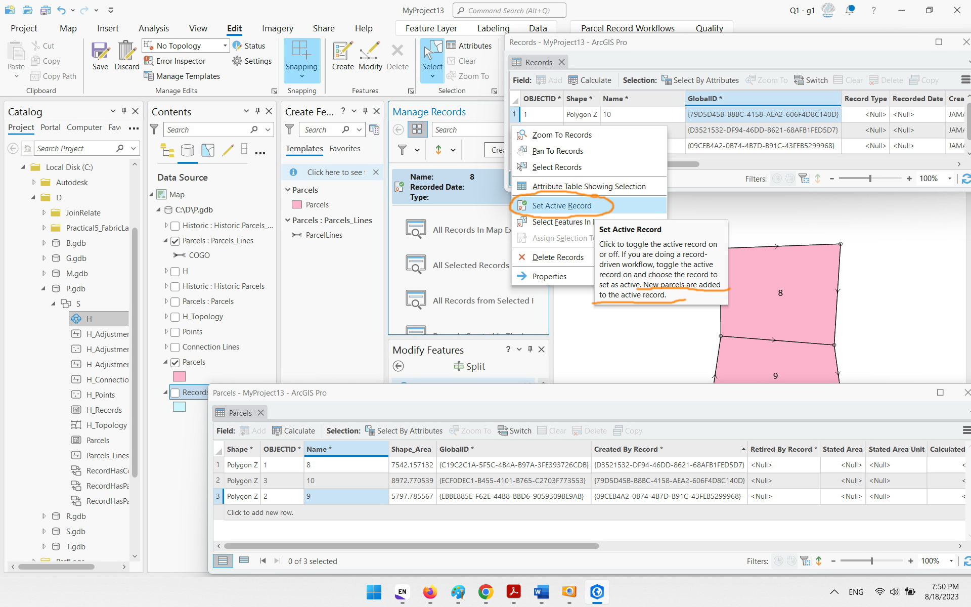 ArcGIS Pro 3.1.0: How to update the records layer ... - Esri Community