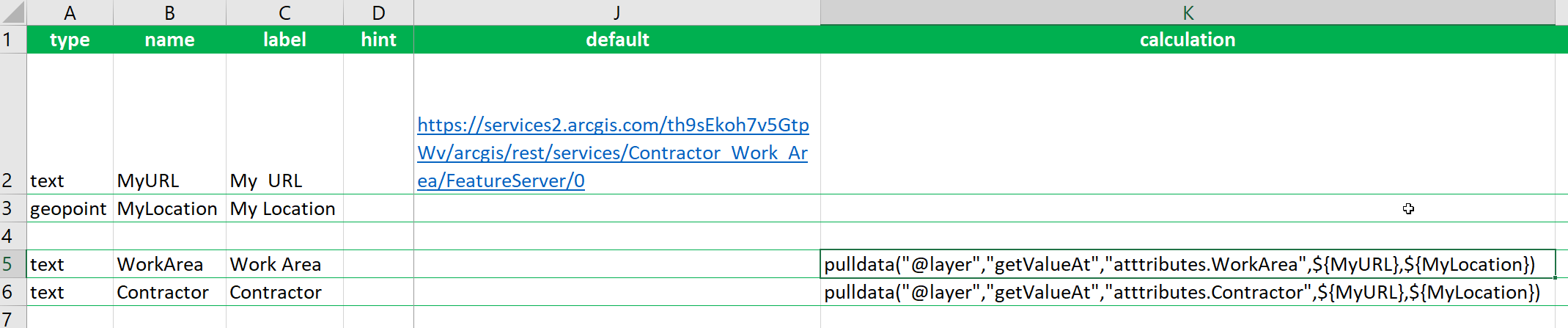 Solved: Can't Get pulldata(@layer) to Work - Esri Community