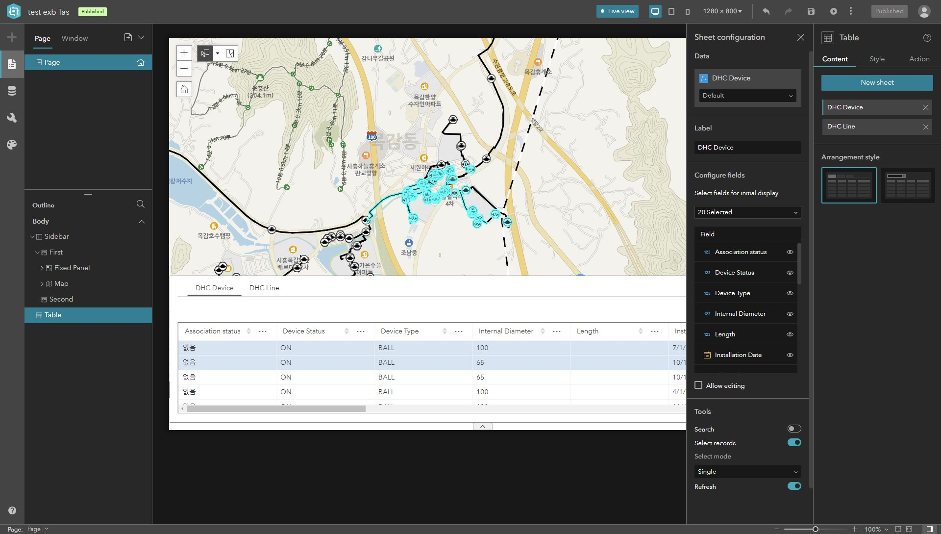 Table widget not showing coded domain values on se... - Esri Community