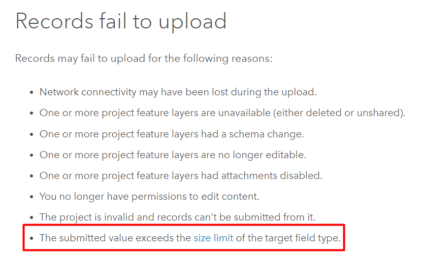 Solved: QuickCapture failure to send. - Esri Community