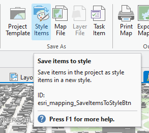 ArcGIS Pro "Export Map Styles" for bulk saving of ... - Esri Community