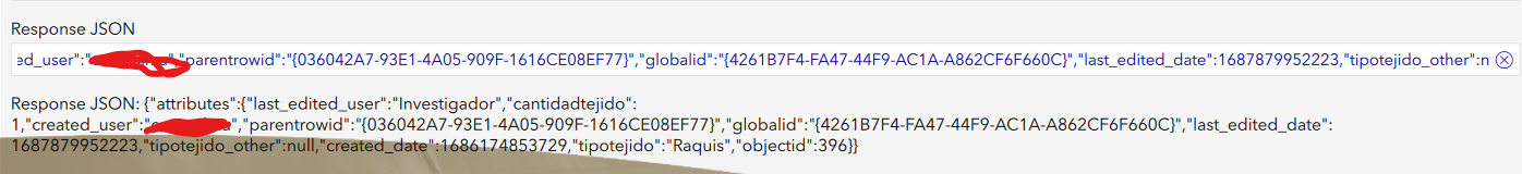 Solved: Need help with the correct pulldata(@json) syntax - Esri Community