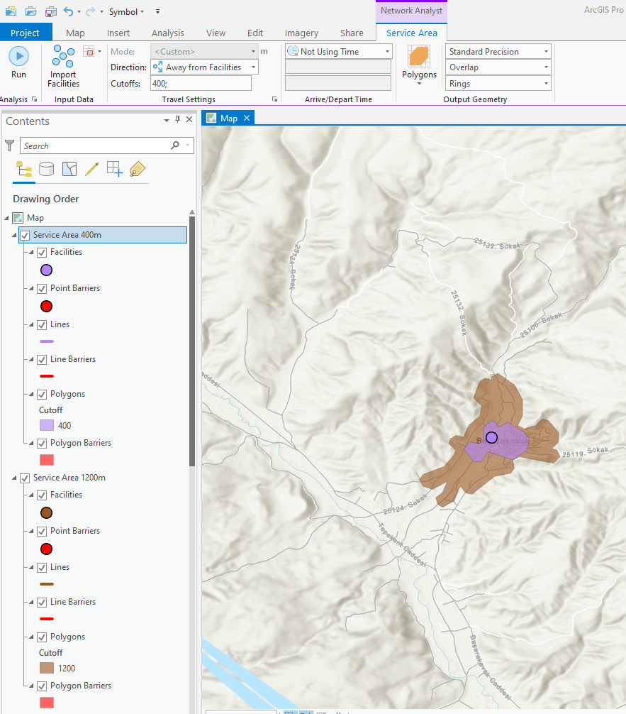 Service Area Analysis - Esri Community