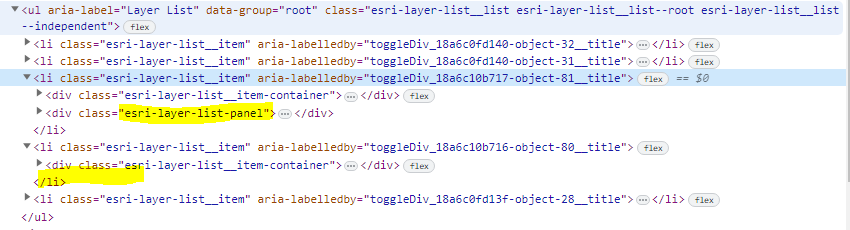 LayerList legend icon missing - Esri Community