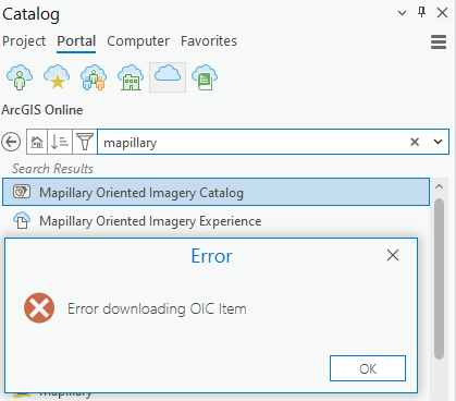 Mapillary Oriented Imagery Catelog - Esri Community