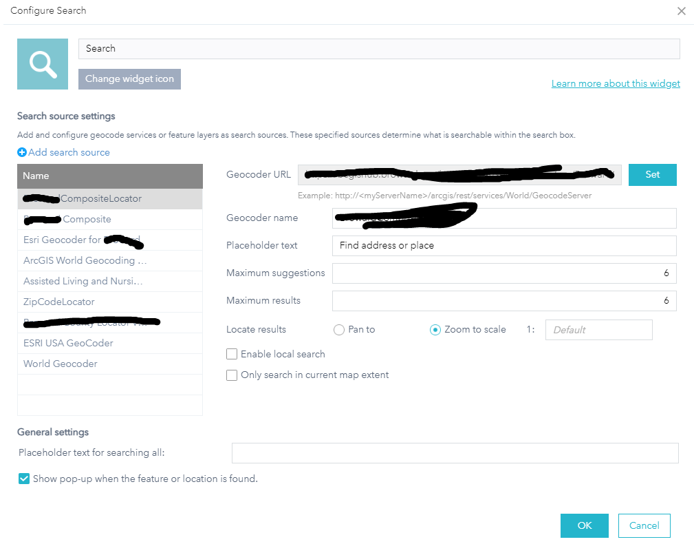 Configure Search in Map Viewer - Esri Community