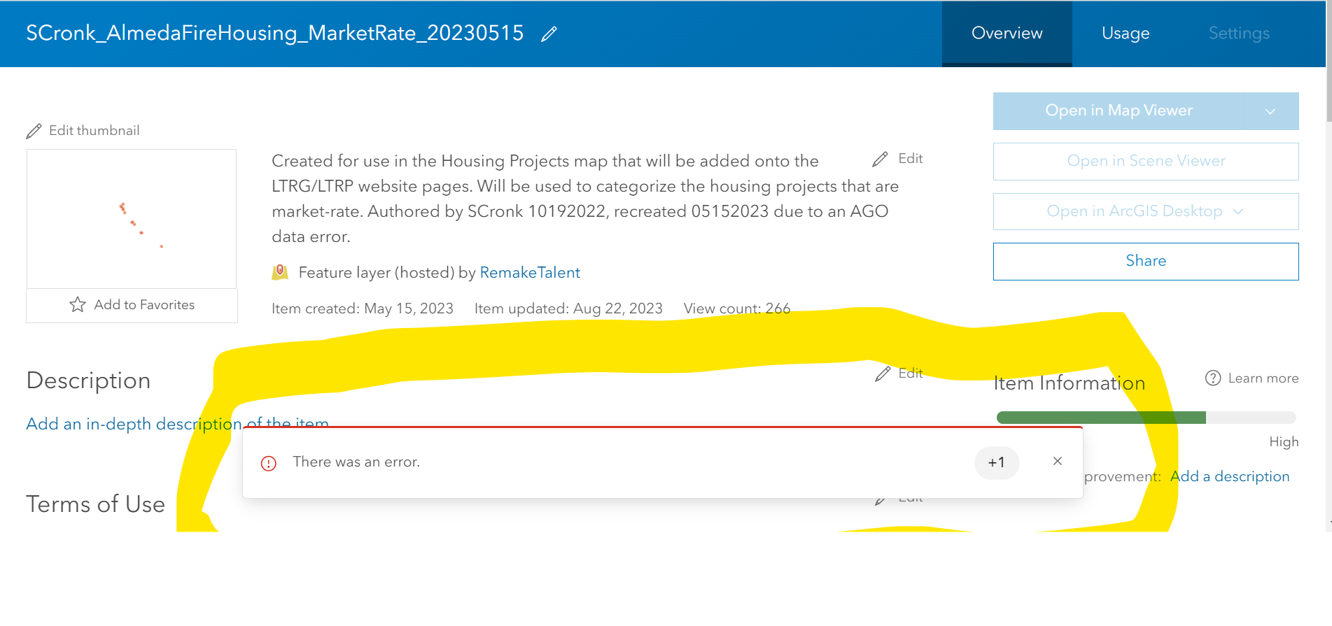 Creating Feature Layers on AGO - Esri Community