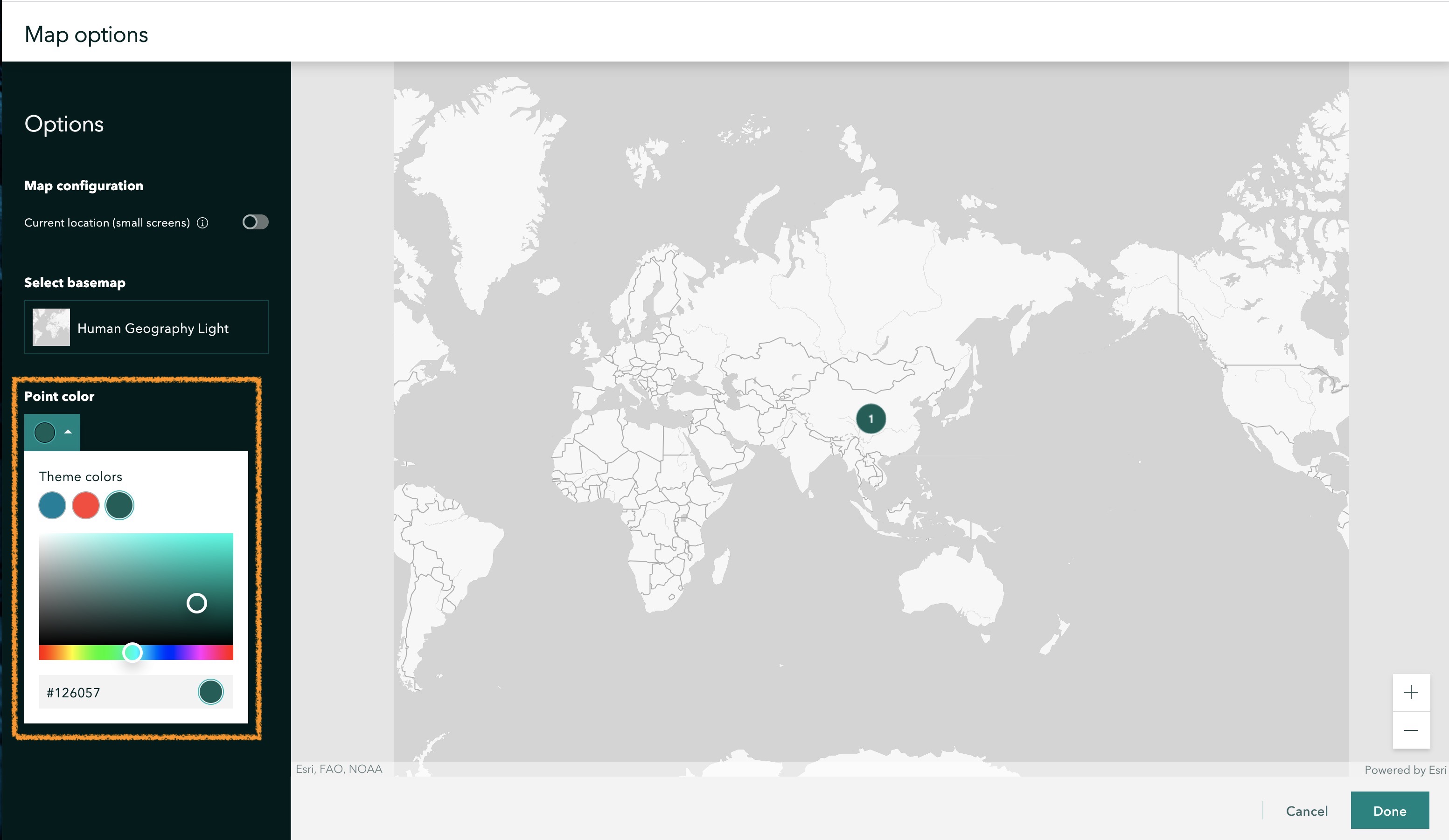 Story Map Tours different color pins - Esri Community