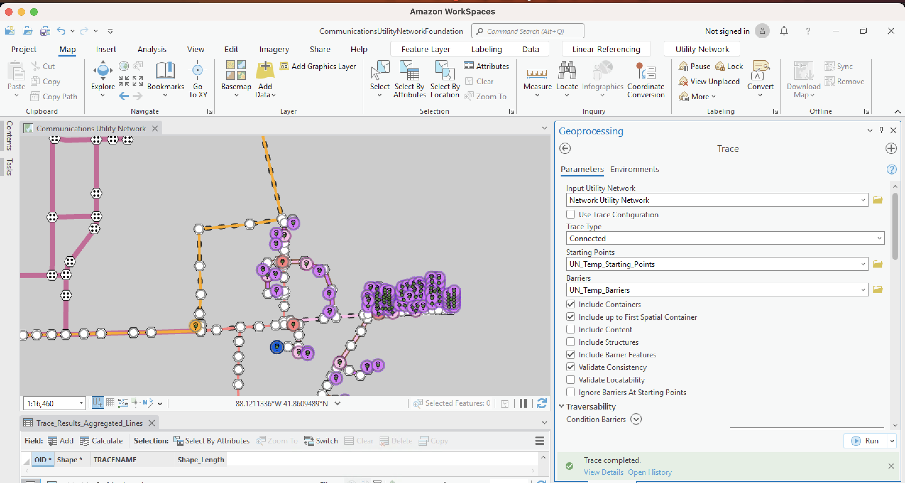 OTDR trace in Communications UN - Esri Community