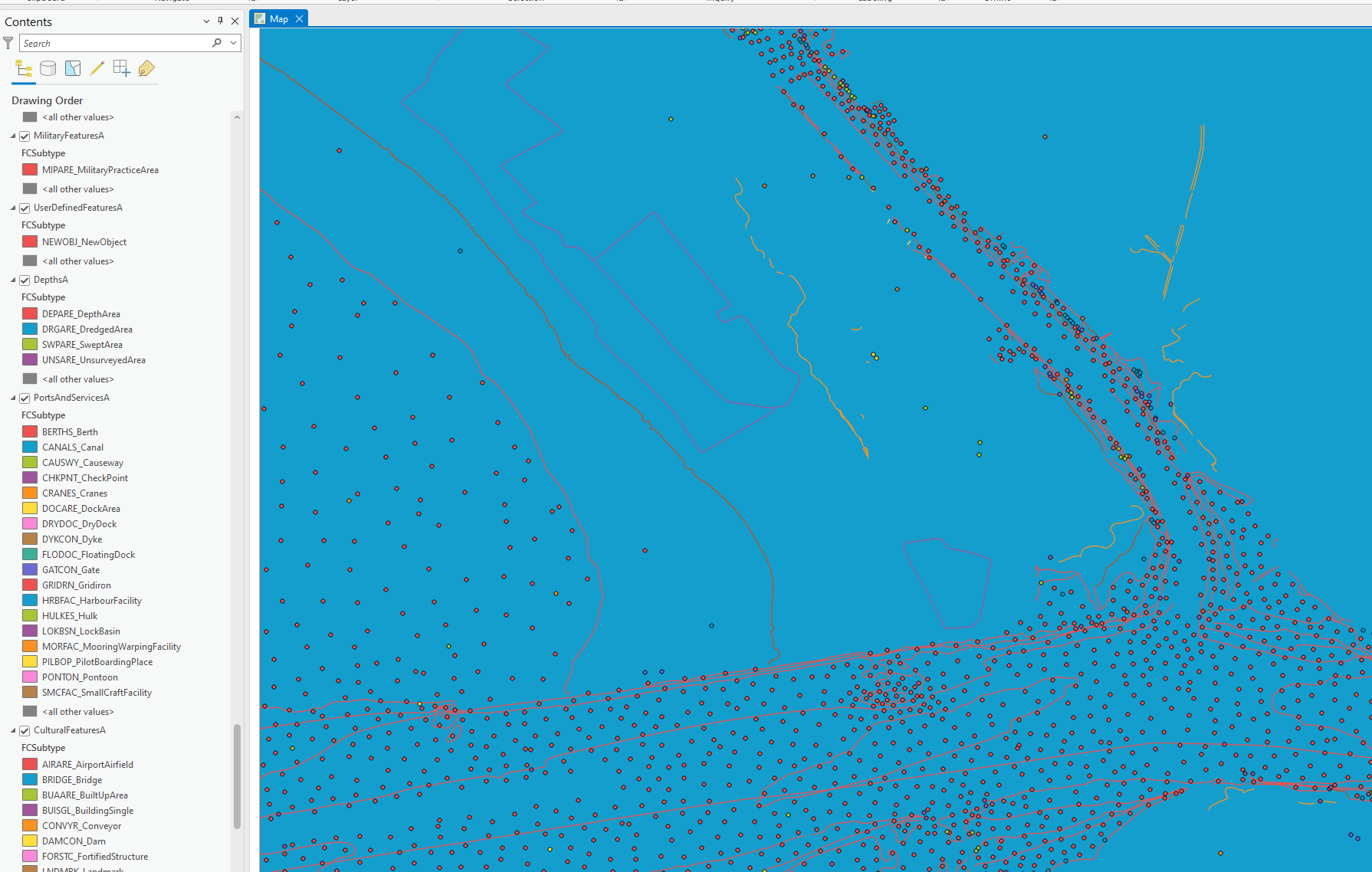 How to view S-57 ENC Geodatabase in Arcpro - Esri Community