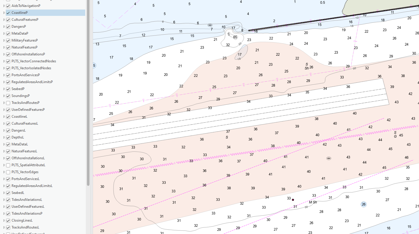 How to view S-57 ENC Geodatabase in Arcpro - Esri Community