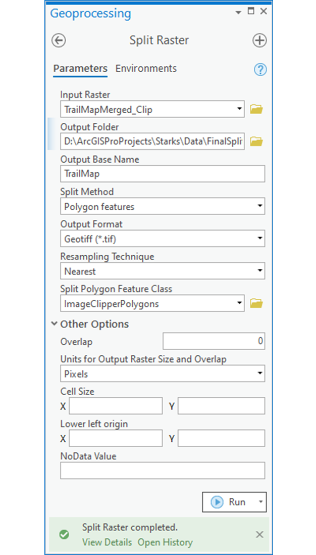 Solved: Need Assistance with ArcGIS Pro Split Raster - Esri Community