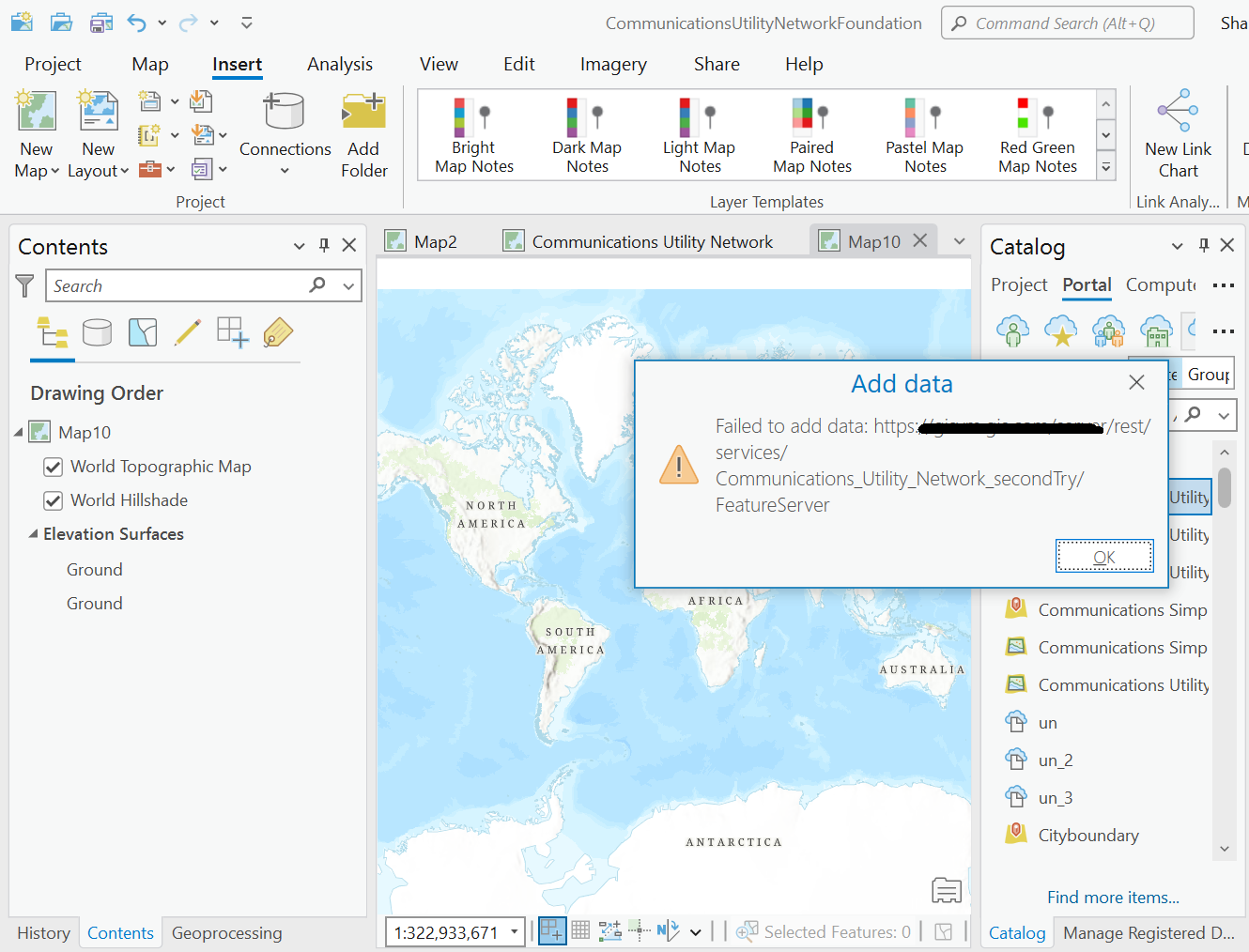 Failed to Add Data - Esri Community