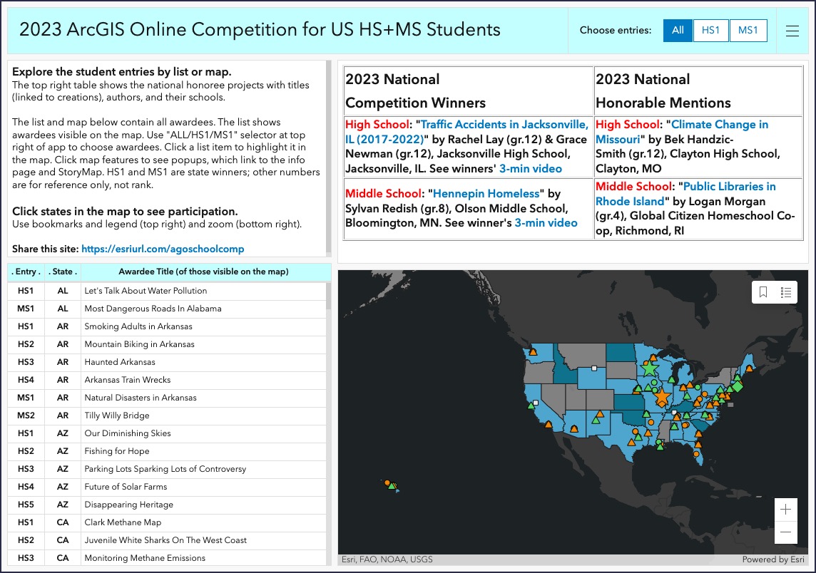 Fun with GIS 330: The 2024 ArcGIS Online Competiti... - Esri Community