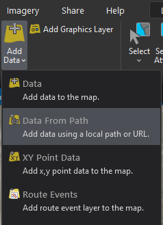 Failed to Add Data - Esri Community