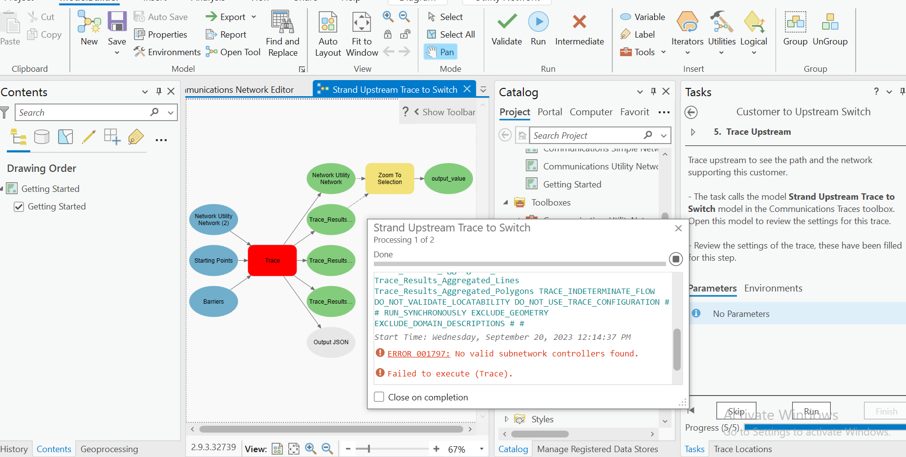 Tracing and analysis task - Esri Community